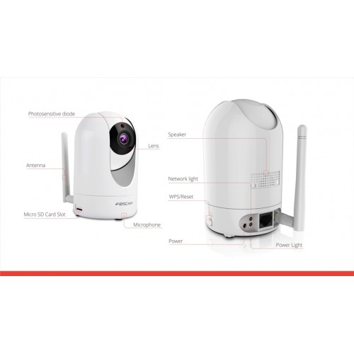 Foscam R4M超清2K無線網絡攝影機 SD CARD/CLOUD/FTP/NVR/NAS儲存 WiFi雙頻